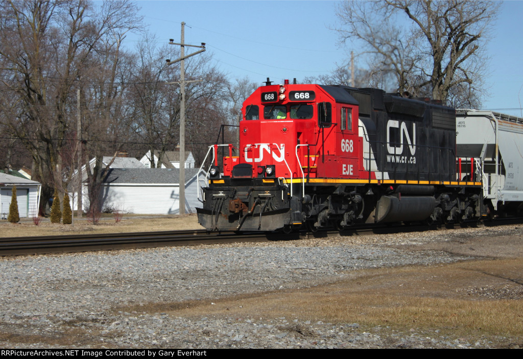EJE 668 - former Elgin Joliet aad Eastern Rwy, now Canadian National